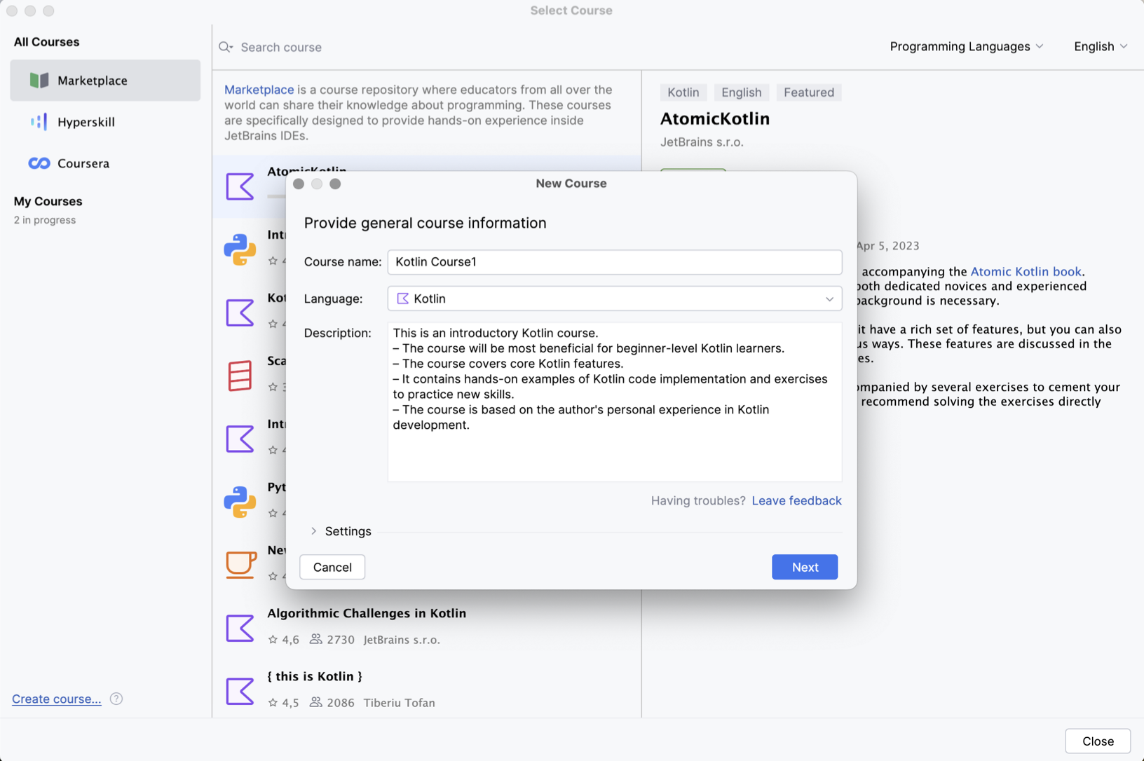 JetBrains Academy for Organizations