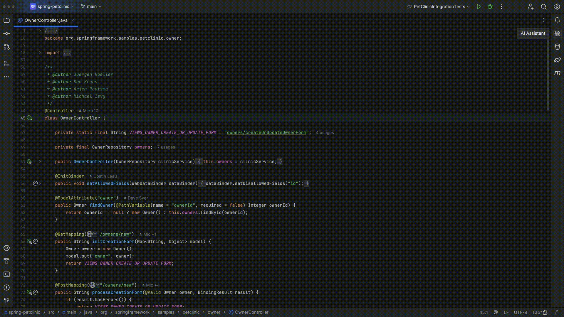 AI Assistant Features