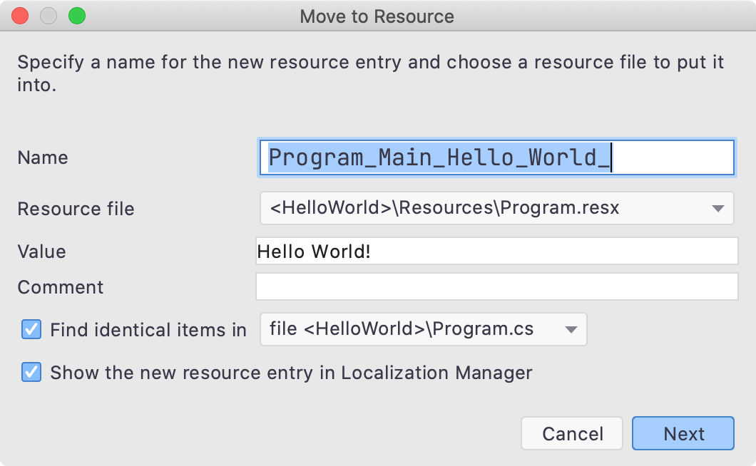 Localization Basics - JetBrains Guide