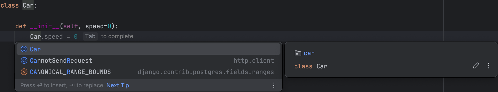 Basic Code Assistance - JetBrains Guide