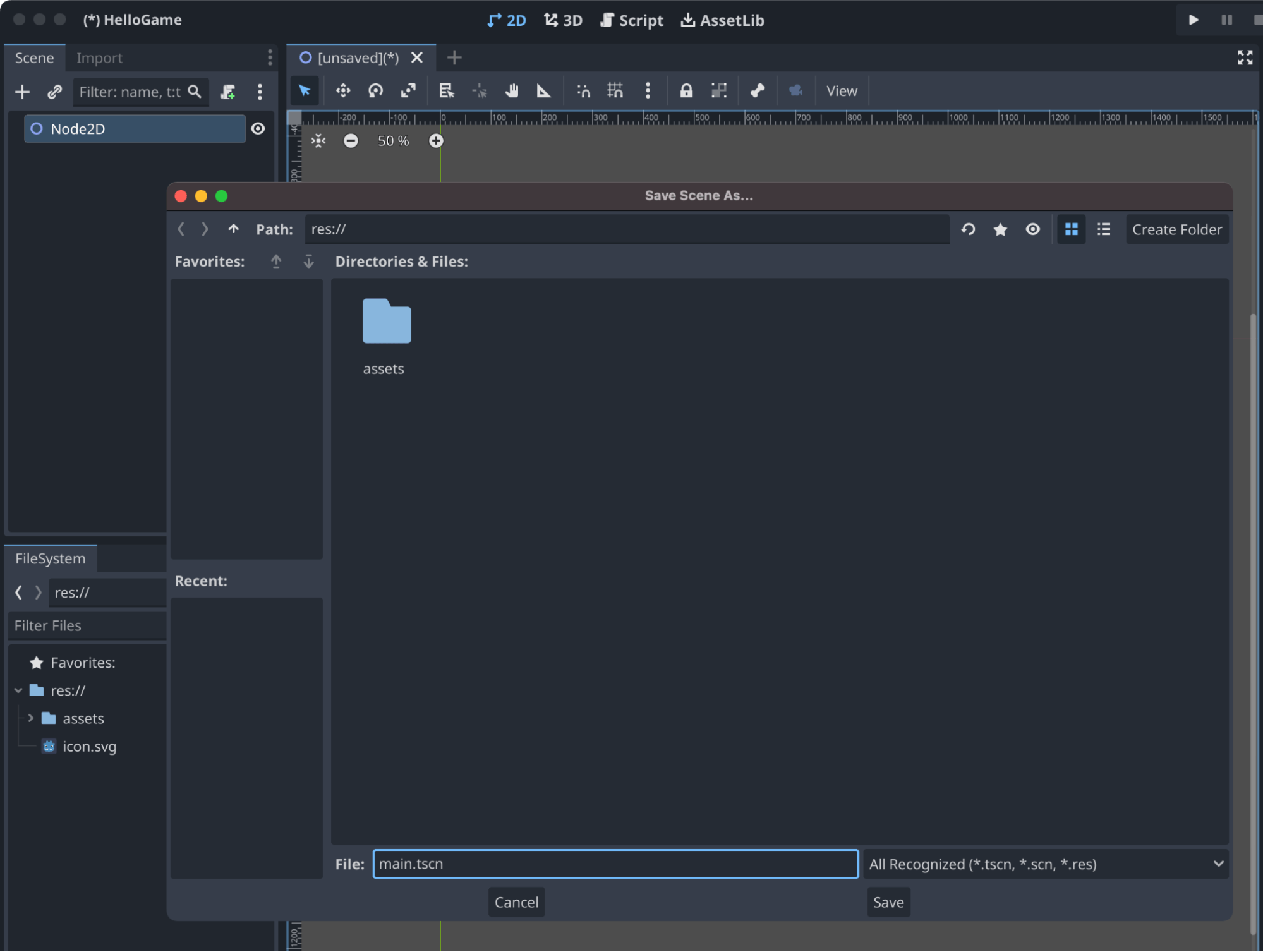 Godot Nodes and the Scene Tree - JetBrains Guide