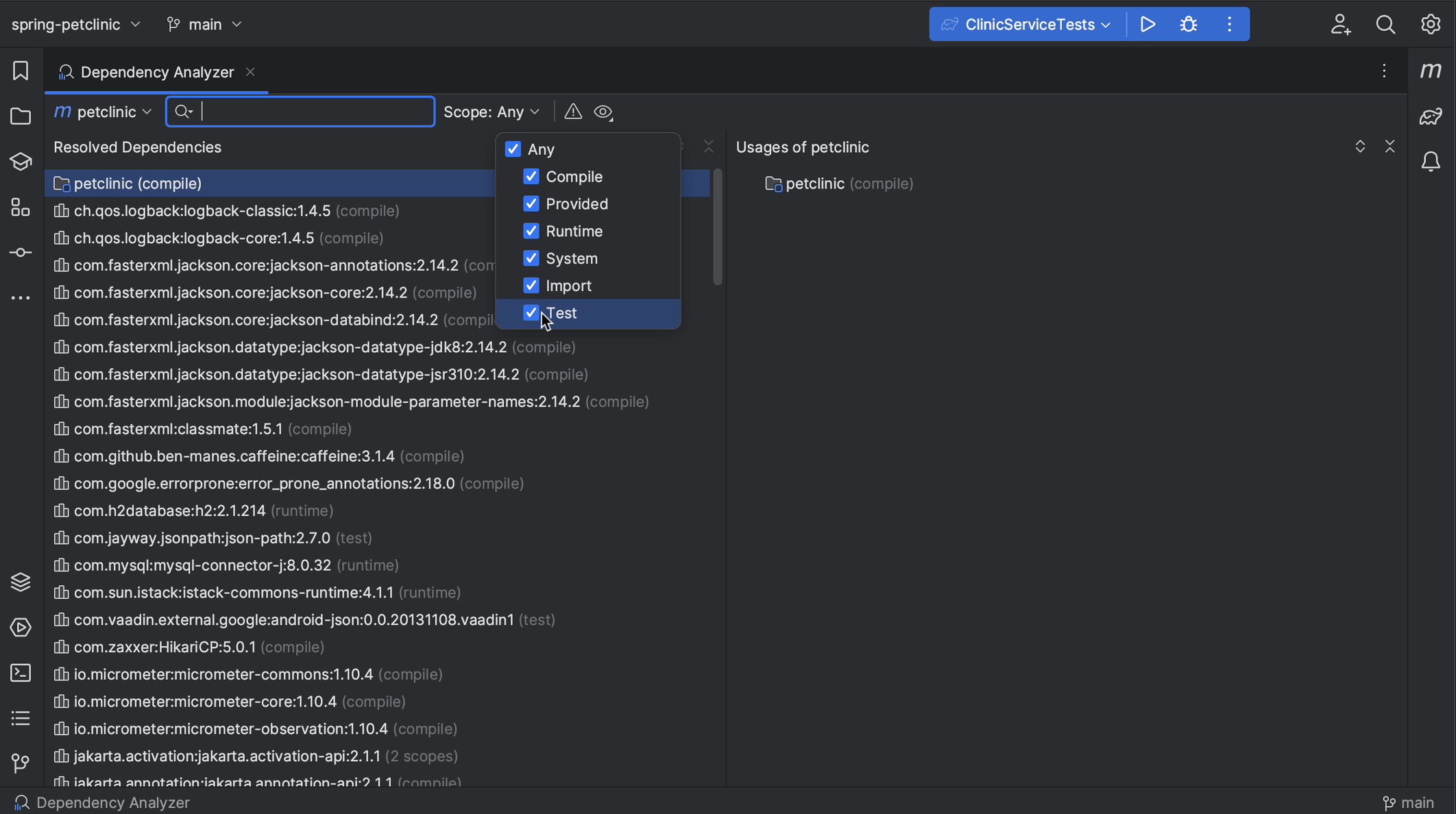 Dependency Analyzer - JetBrains Guide