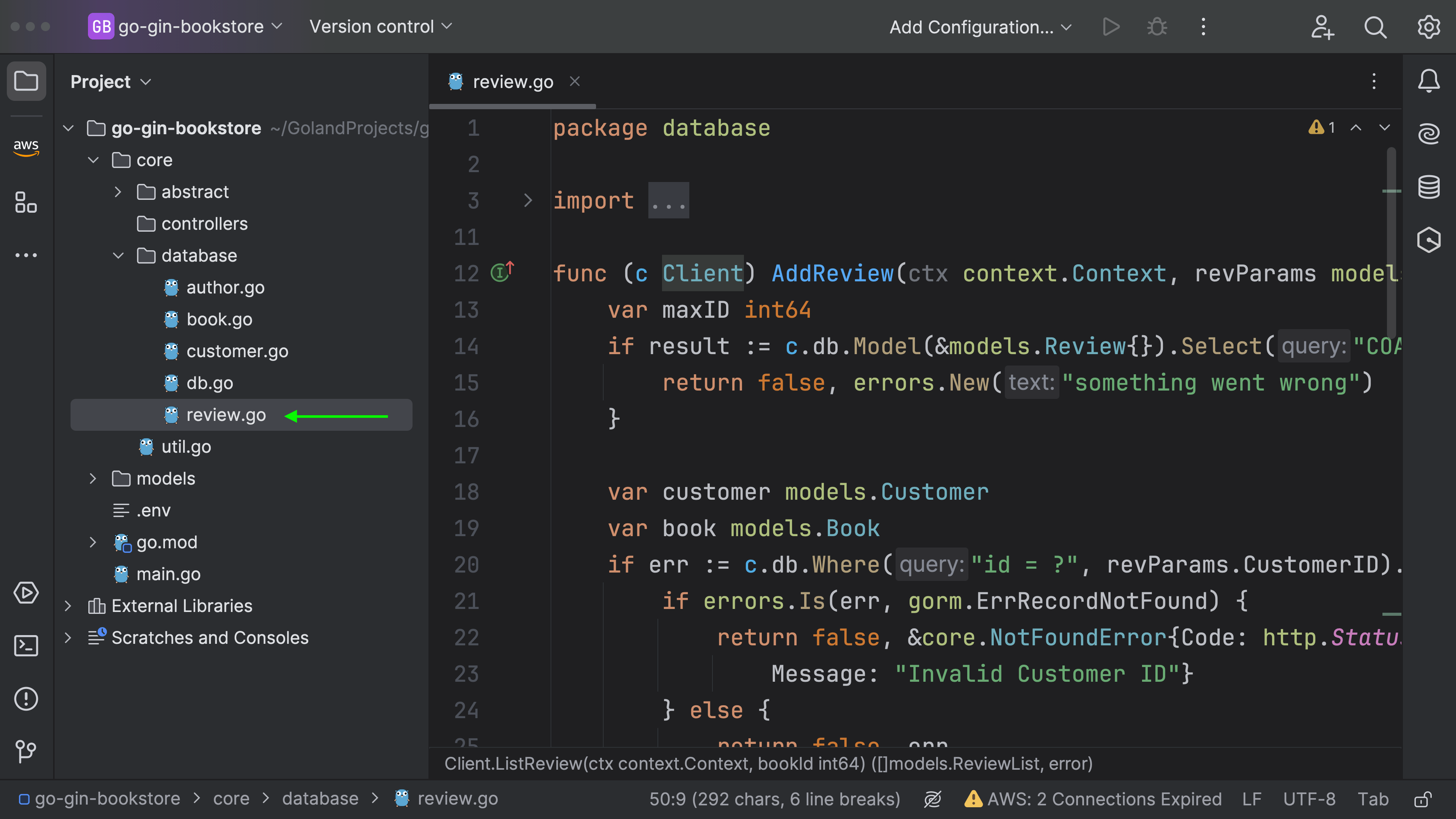 Interfaces & CRUD Operations - JetBrains Guide
