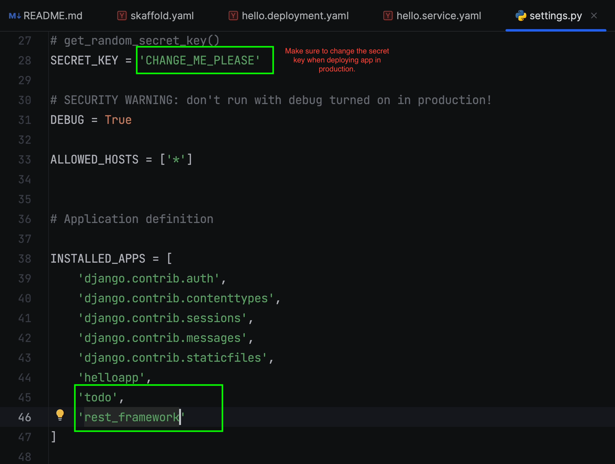 Creating CRUD APIs (TODO App) - JetBrains Guide