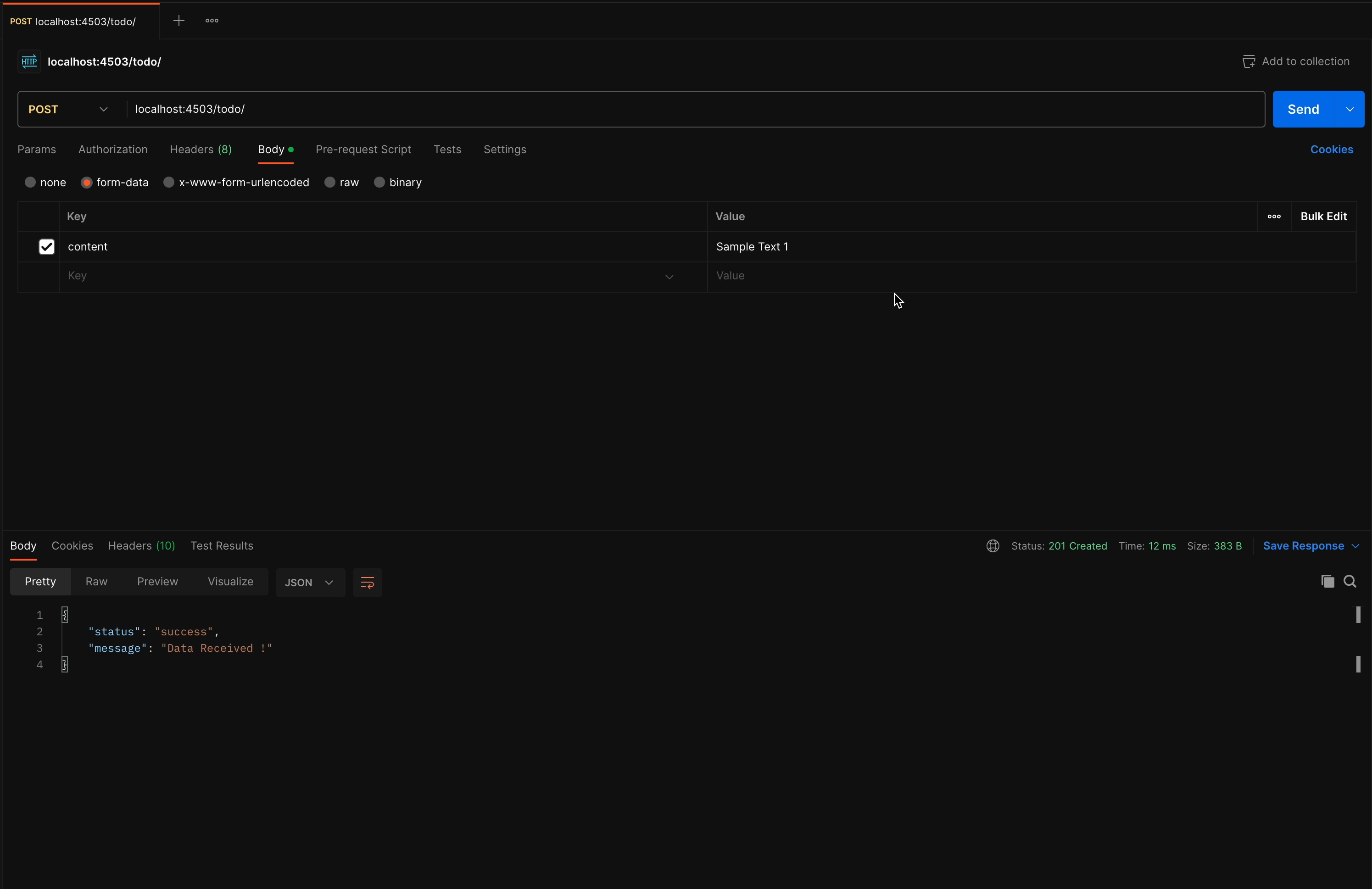 Creating CRUD APIs (TODO App) - JetBrains Guide
