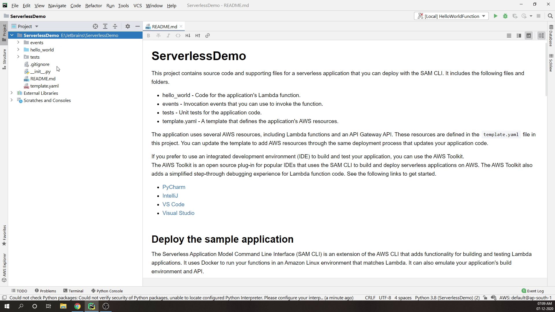 Exploring Project Structure - JetBrains Guide