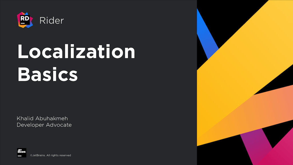 .NET Localization - JetBrains Guide