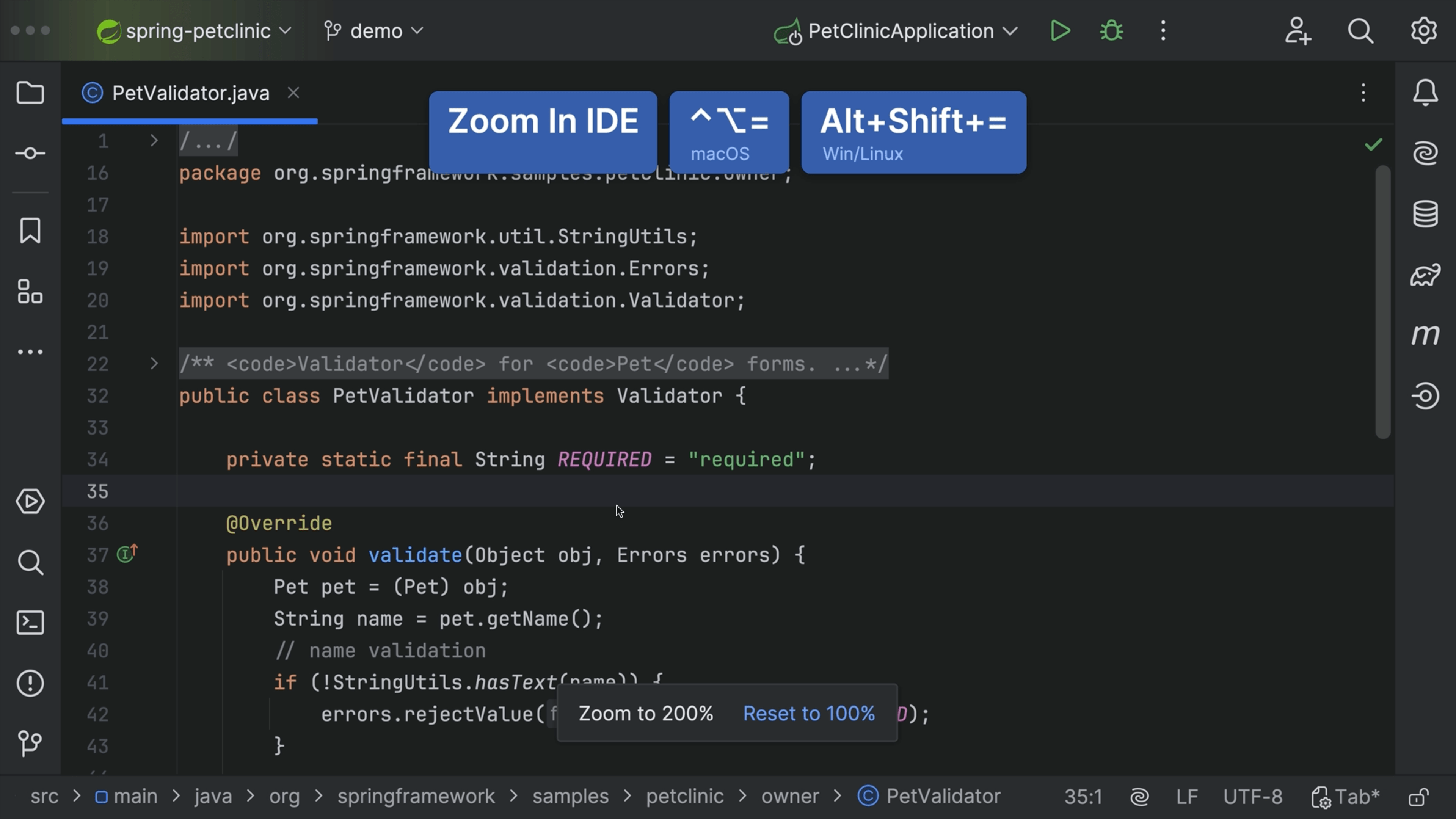 Tips - JetBrains Guide