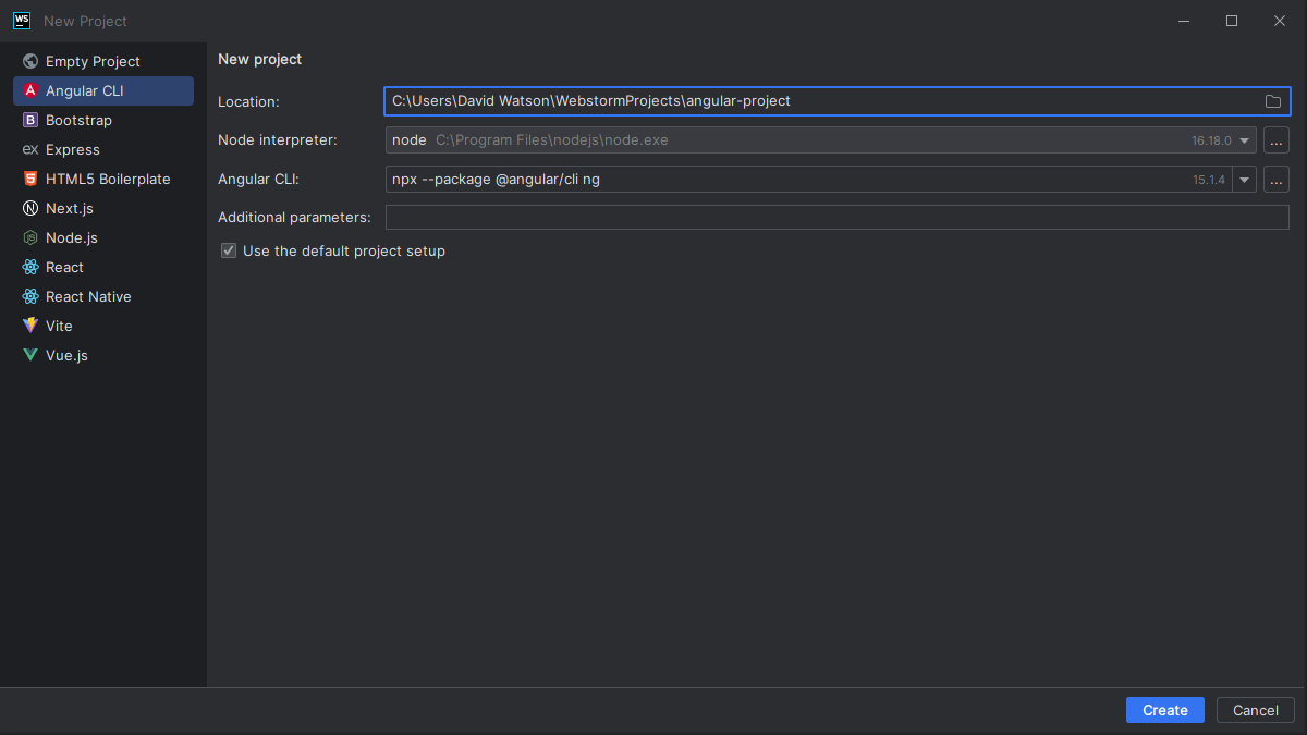 Create Angular Projects - JetBrains Guide