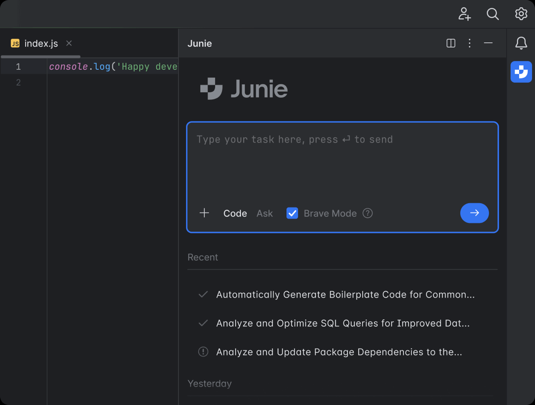 Junie, the AI coding agent by JetBrains
