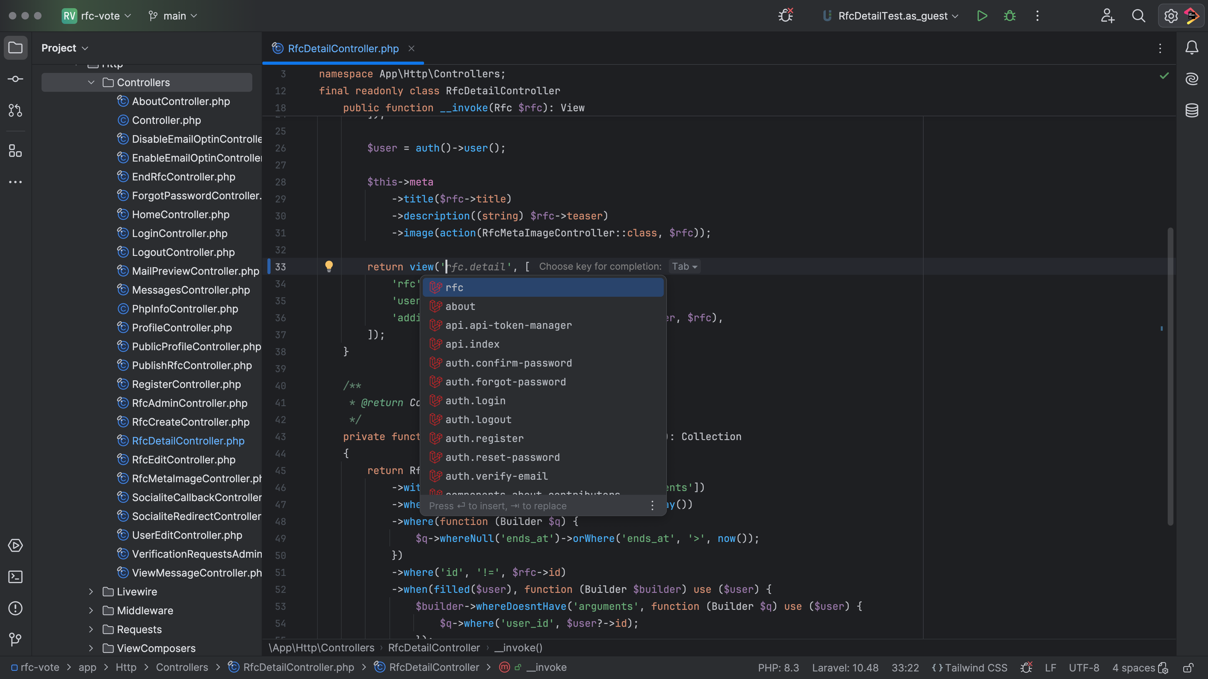 PHP Frameworks – PhpStorm, a JetBrains IDE
