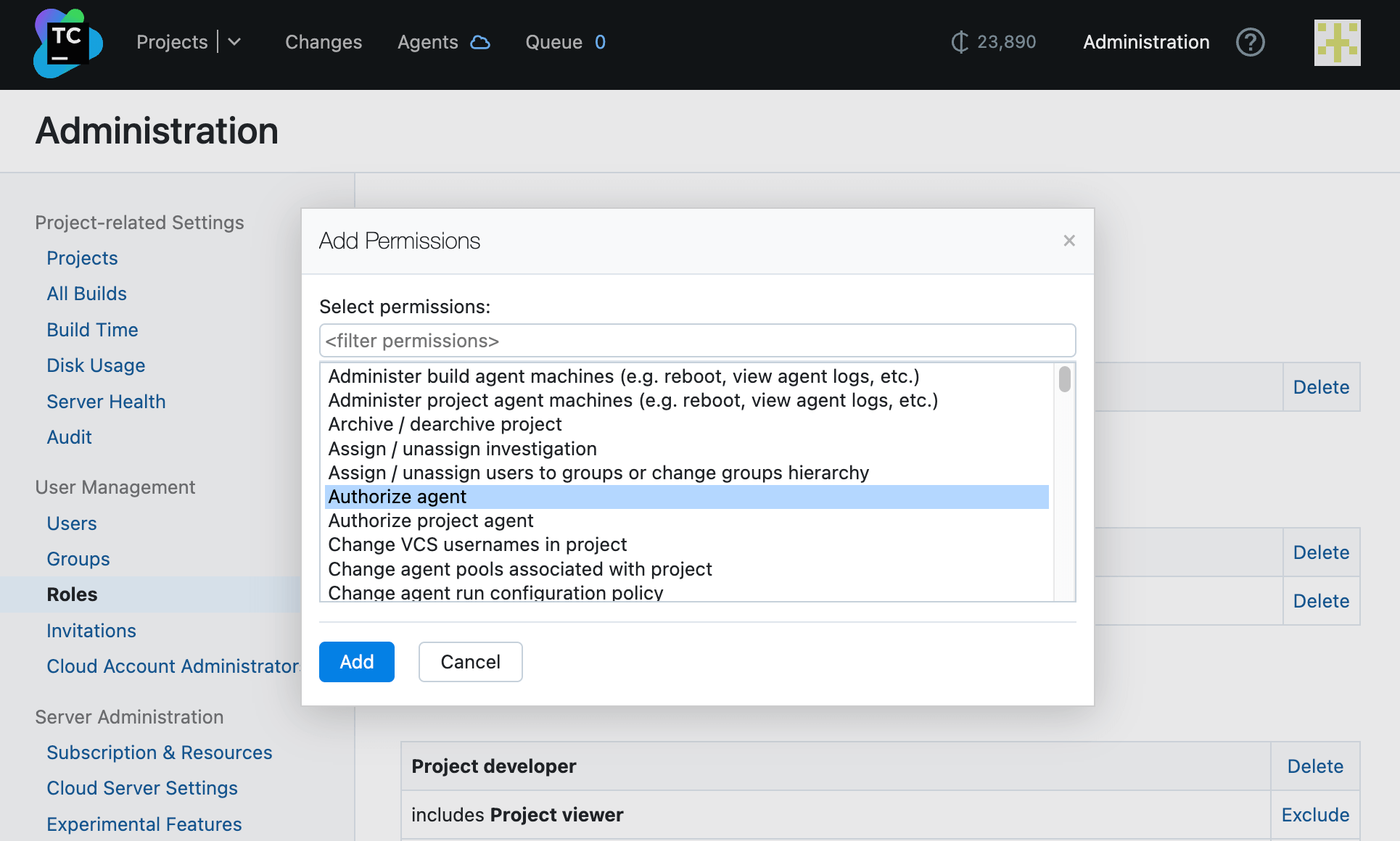 Continuous Integration User Management - Features | TeamCity