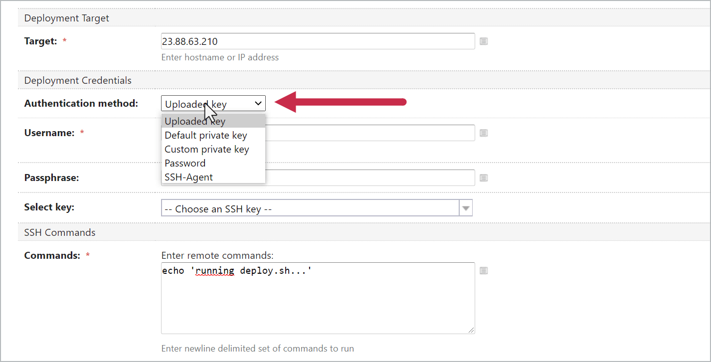 TeamCity tutorial: How to use SSH during your builds