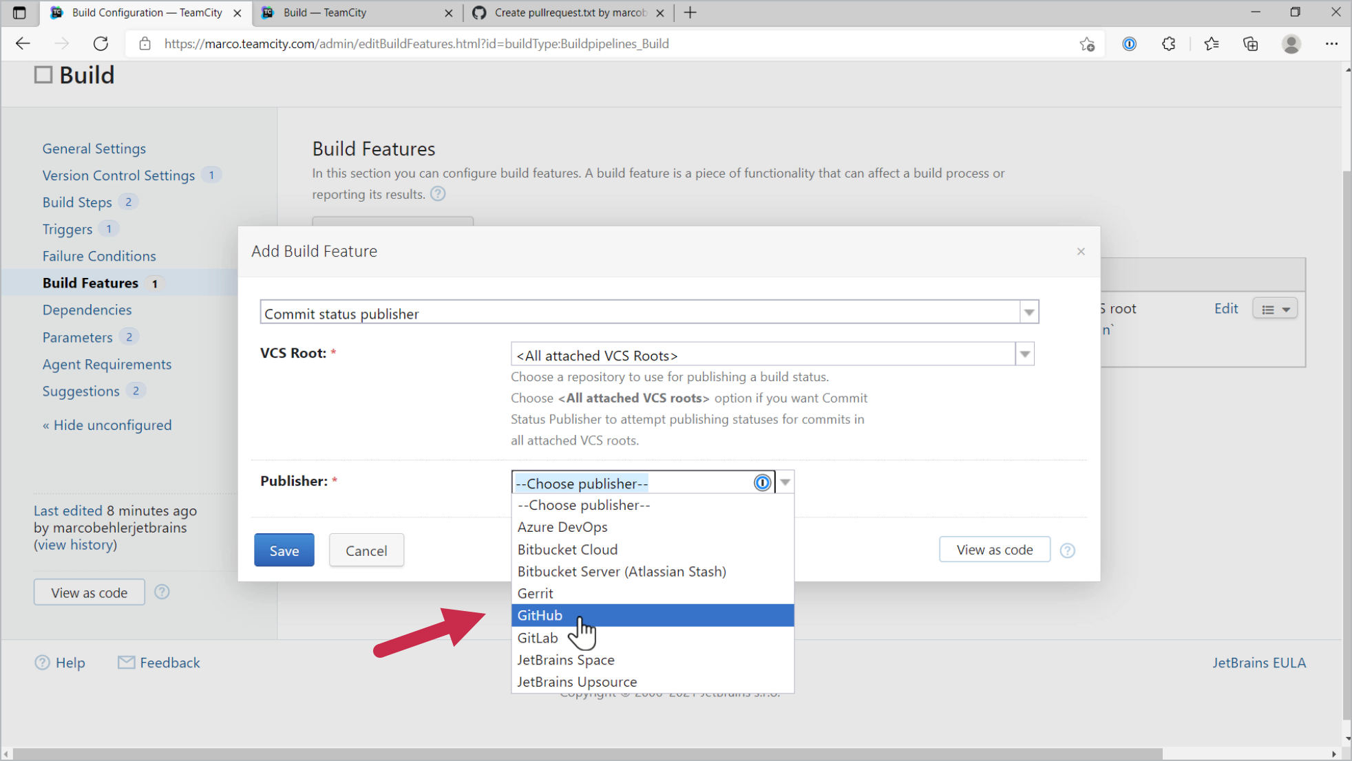 How To Send Build Information to GitHub and Other Platforms | TeamCity Tutorial