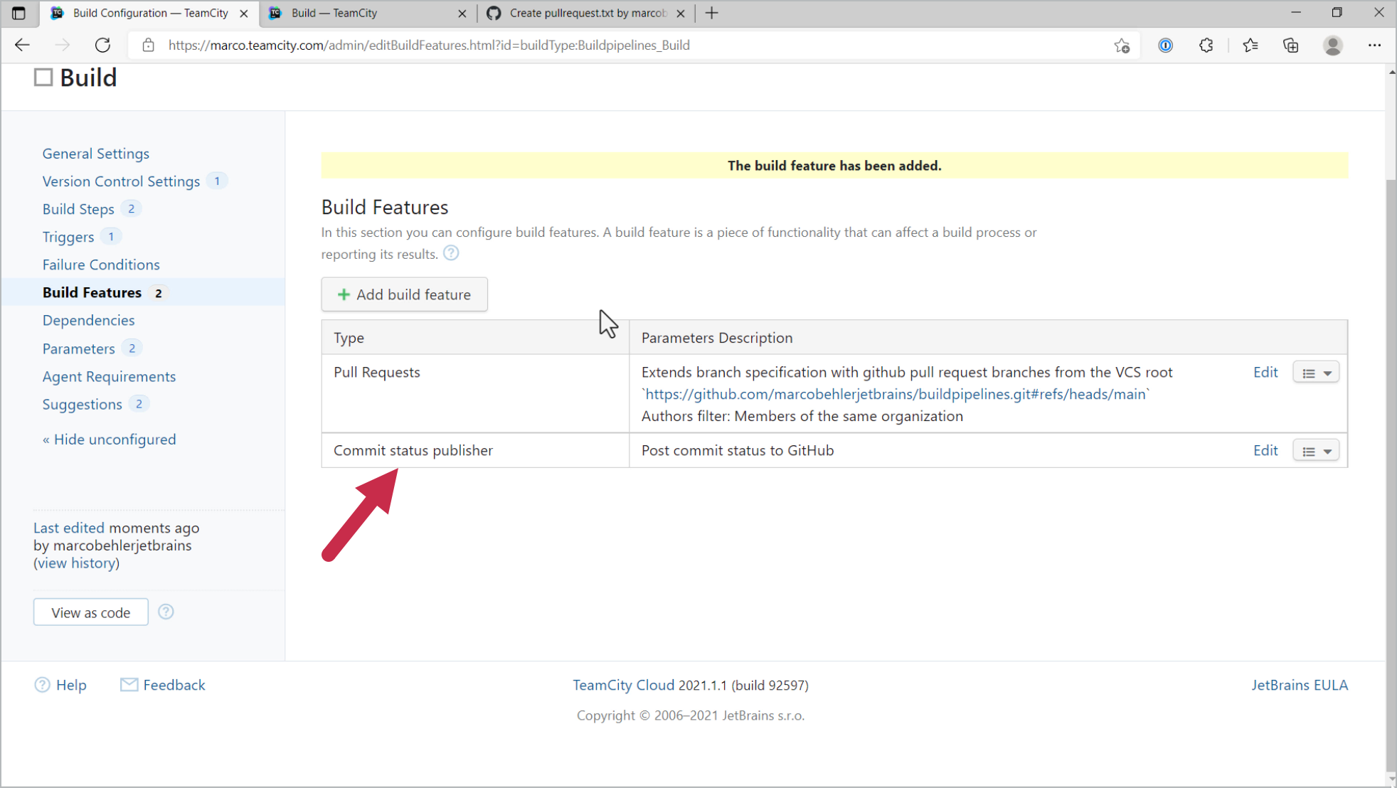 How To Send Build Information to GitHub and Other Platforms | TeamCity Tutorial