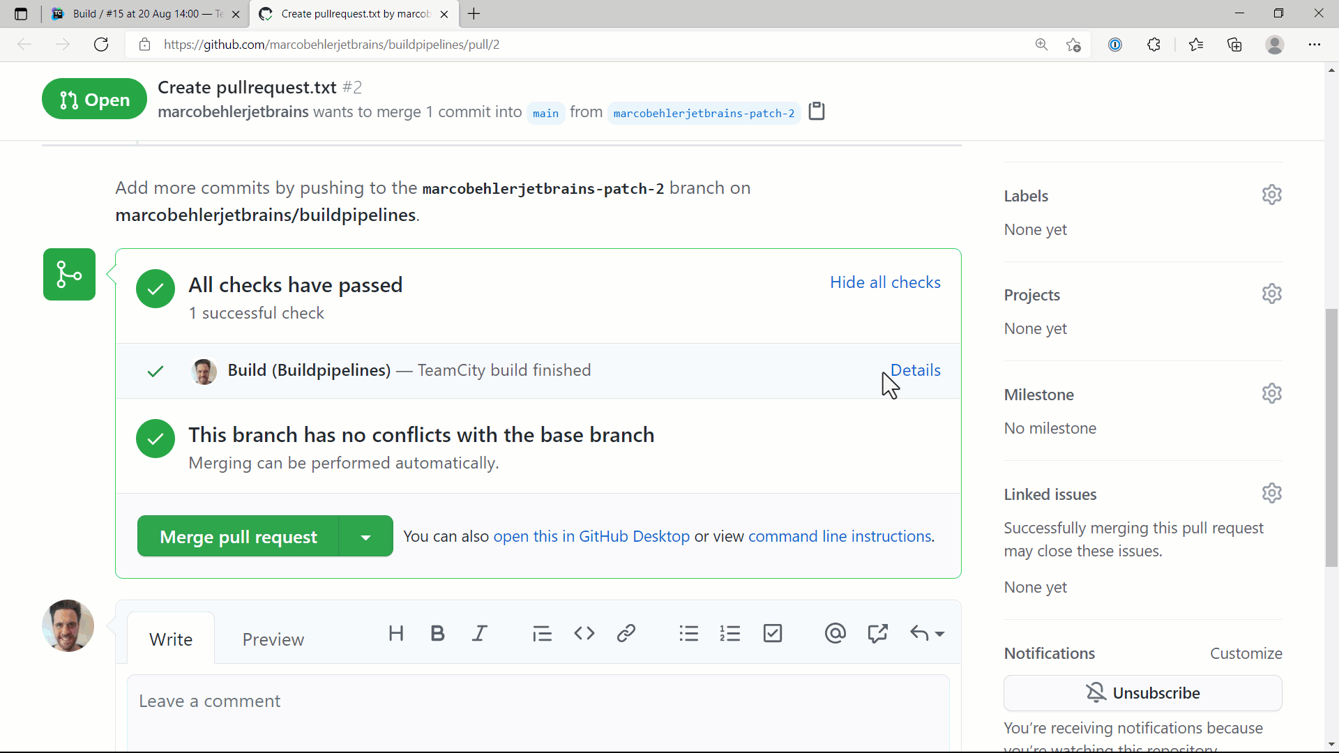 How To Send Build Information to GitHub and Other Platforms | TeamCity Tutorial