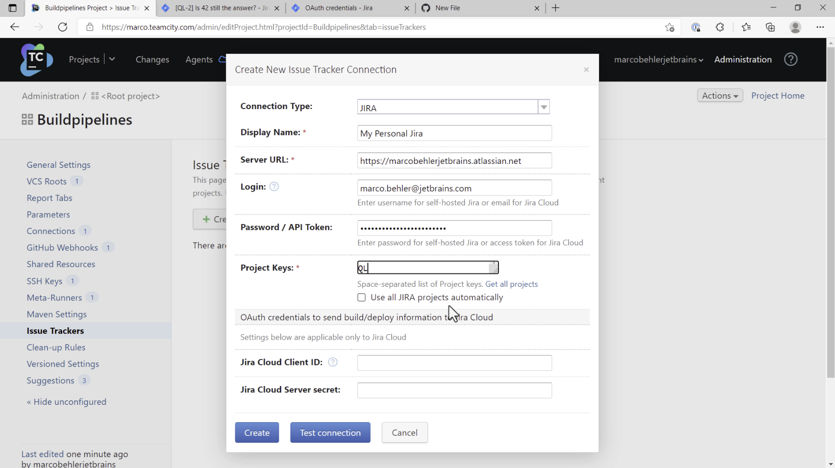 How To Integrate Teamcity And Jira Cloud Teamcity Tutorial