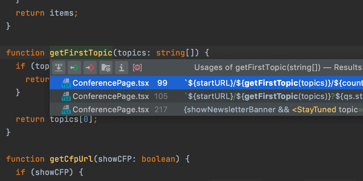 WebStorm: Features
