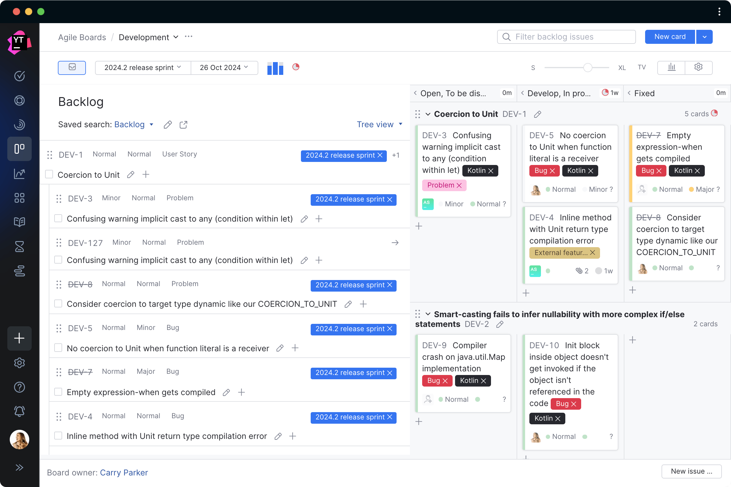Agile Project Management - Features | YouTrack