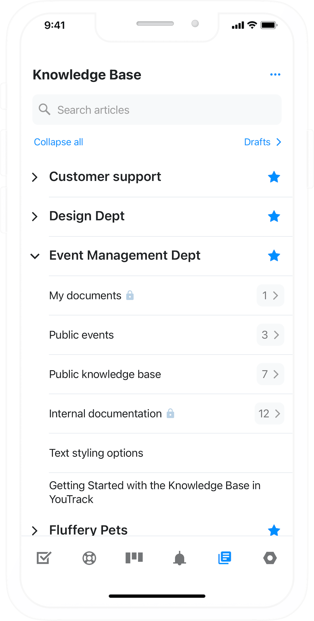 Mobile app for iOS and Android - Features | YouTrack