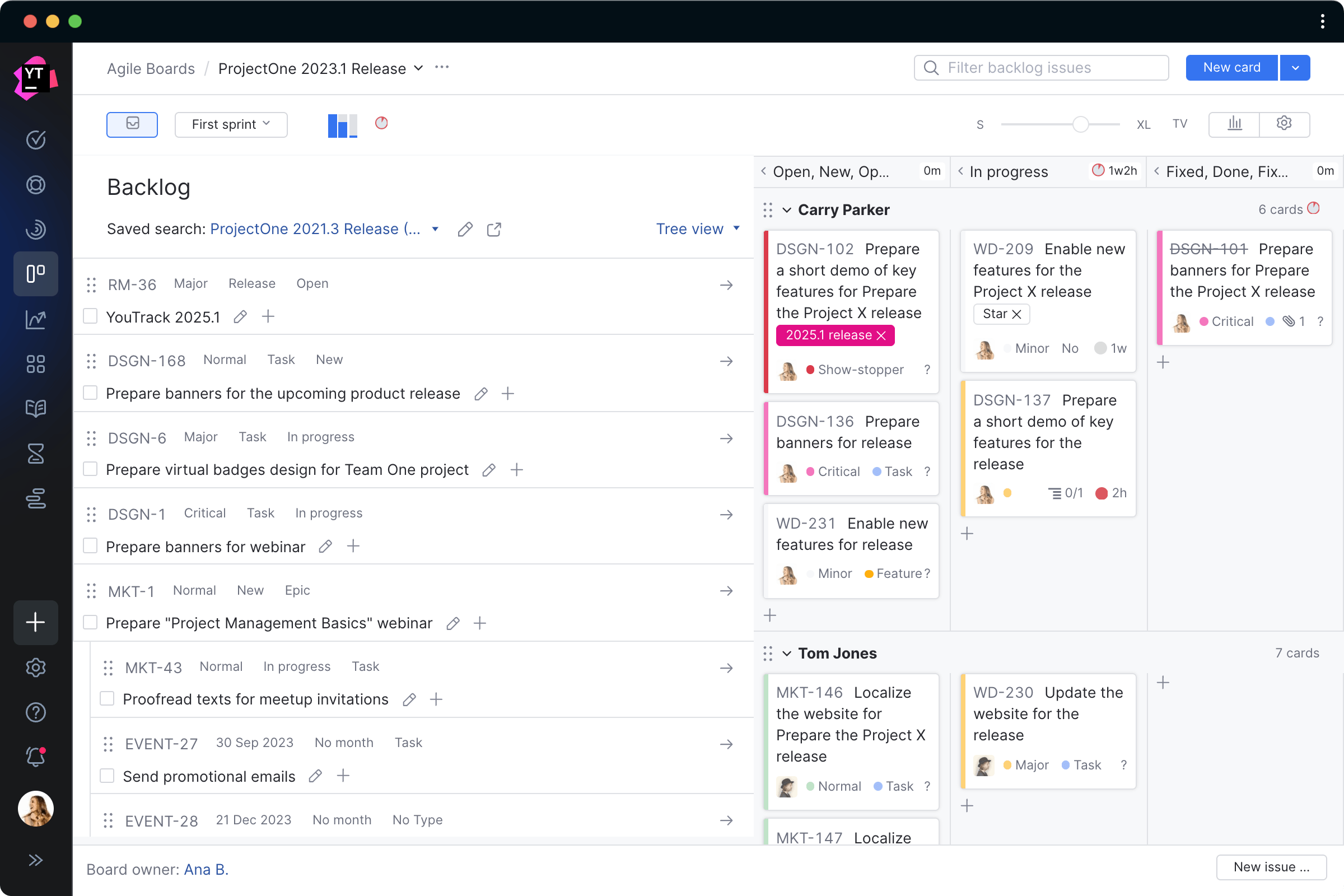 YouTrack for Product & Project management