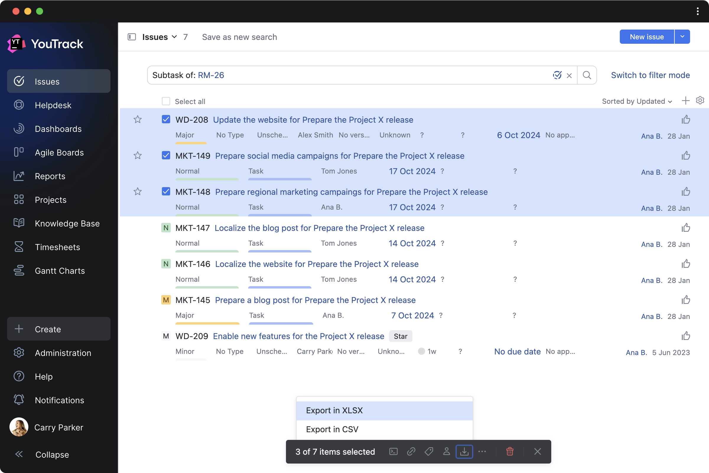 YouTrack for Product & Project management